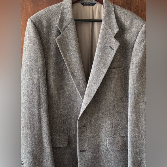 Burberry | Suits & Blazers | Burberry Gray Textured Mens Blazer | Poshmark